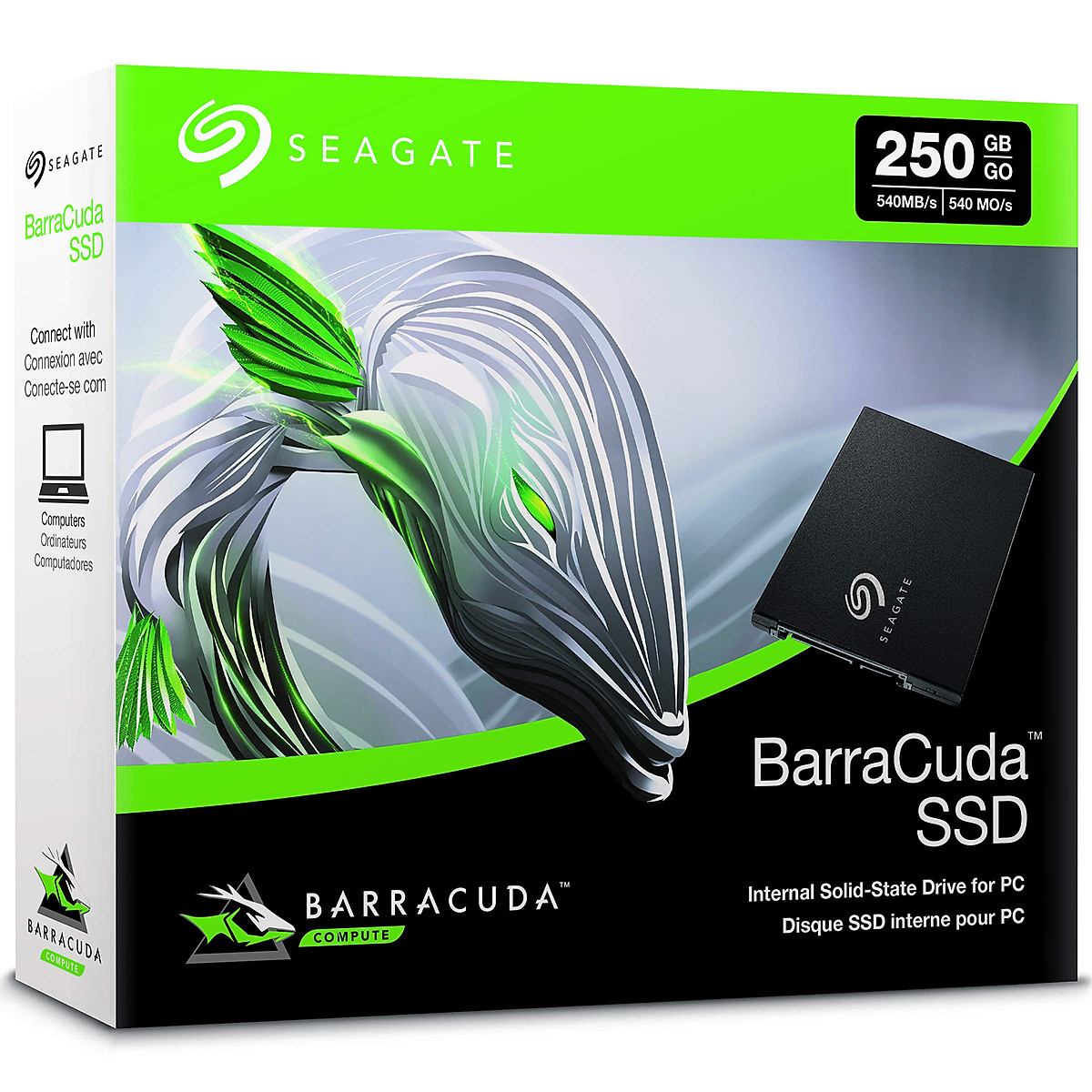 Ổ cứng SSD Seagate BarraCuda SATA 250Gb ZA250CM1A002 - Hàng Chính Hãng ...