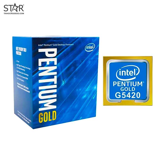 CPU Intel Pentium G5420 (3.80GHz, 4M, 2 Cores 4 Threads) Box Công Ty - Tin Học Star Tin Học Star